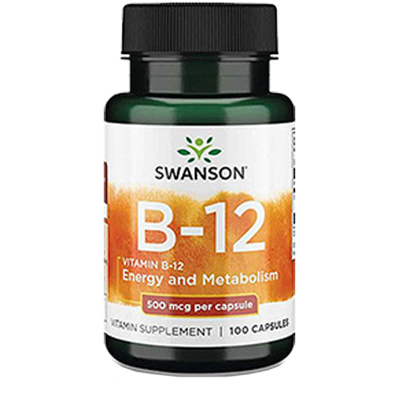 Swanson B12-vitamin 500 mcg/ 100 kps :: Vitapro